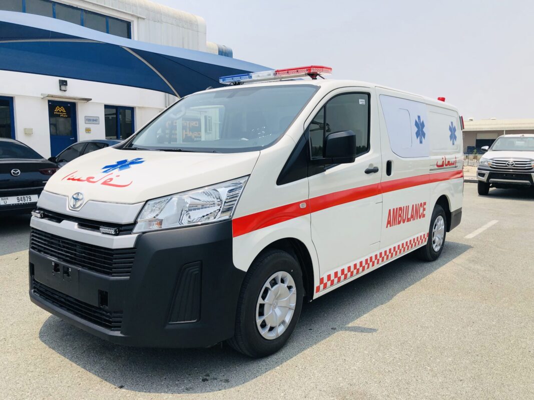 Toyota HiAce Standard Roof BLS Ambulance — Monstro Hard | CLASSIC & SPORT CARS CONSULTING E.U
